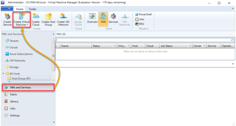 Discovering System Center Virtual Machine Manager (SCVMM)