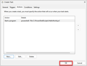 Setting up a Cron for Windows Using the Task Scheduler