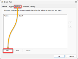 Setting up a Cron for Windows Using the Task Scheduler