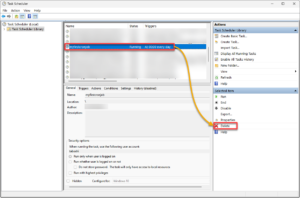 Setting up a Cron for Windows Using the Task Scheduler