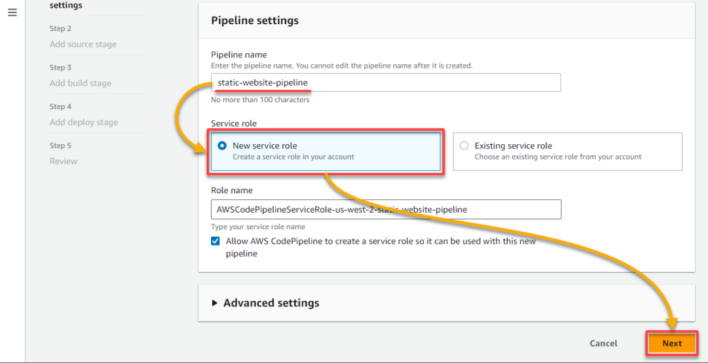 Deploying A Static Website On Aws S3 With Aws Codepipeline