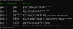 Your Getting Started Guide to PowerShell Approved Verbs