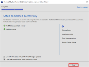 Discovering System Center Virtual Machine Manager (SCVMM)