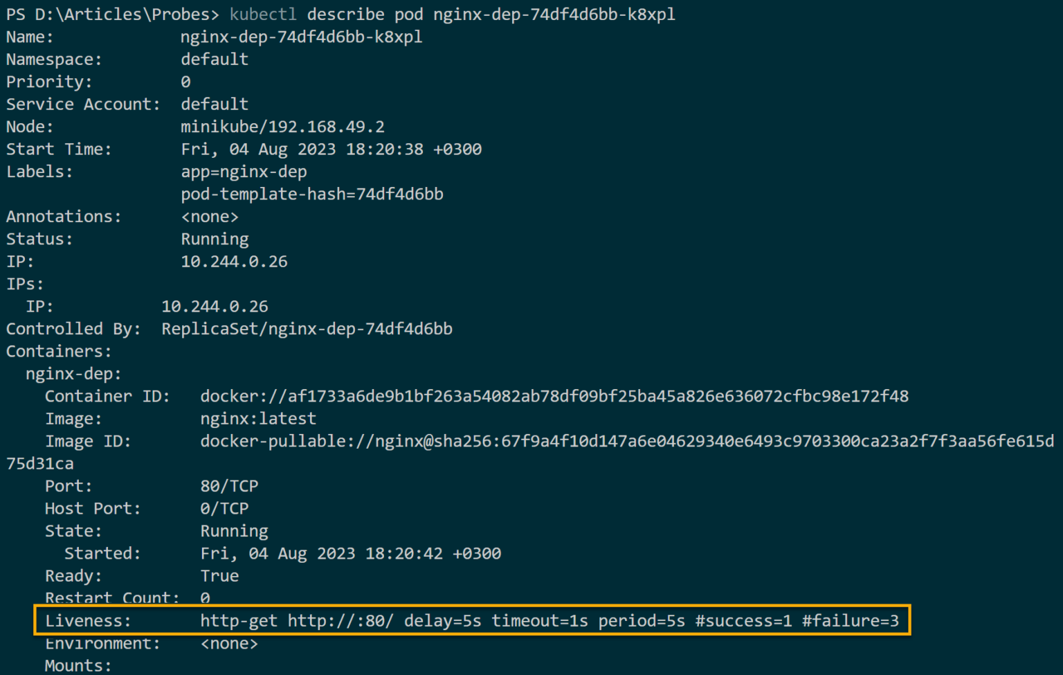 Mastering Kubernetes Liveness Probes with Practical Examples