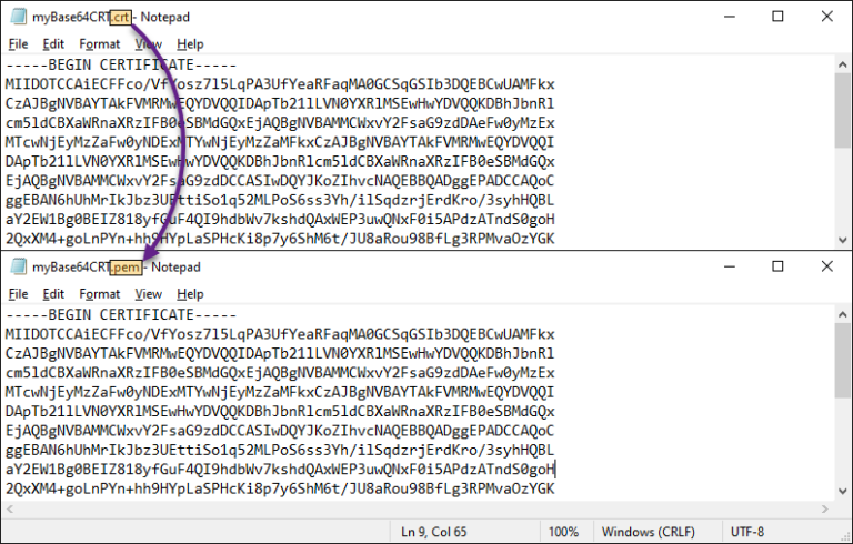 Streamlining Security: Converting CRT Certificates to PEM