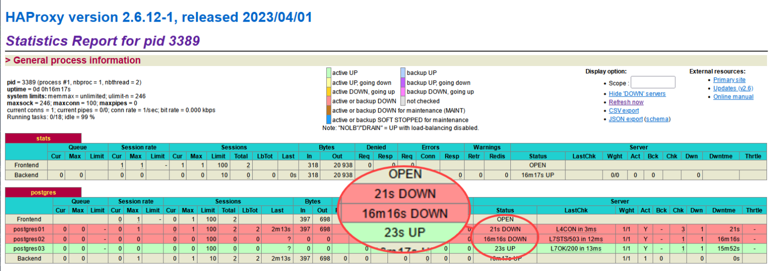 High Availability PostgreSQL with Patroni and HAProxy