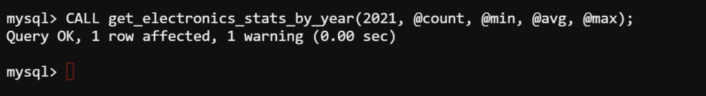 Advanced Database Techniques With Mysql Stored Procedures