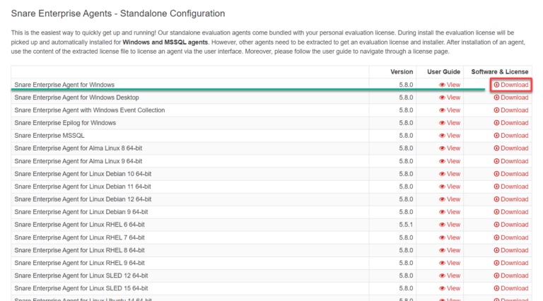How to Set up the Snare Syslog Agent
