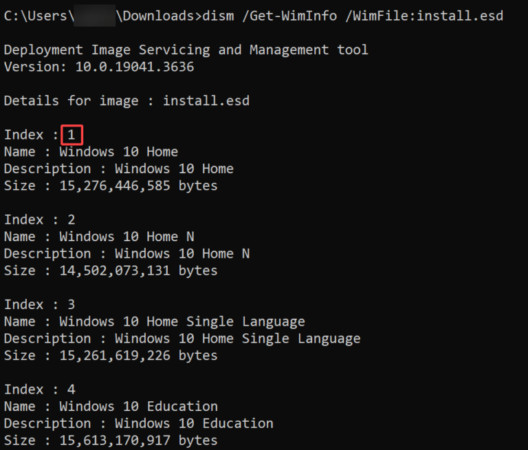 Learn to Convert install.esd to install.wim on Windows