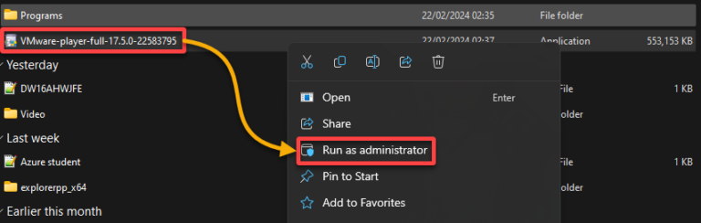 How to Install VMware Workstation Player on Windows
