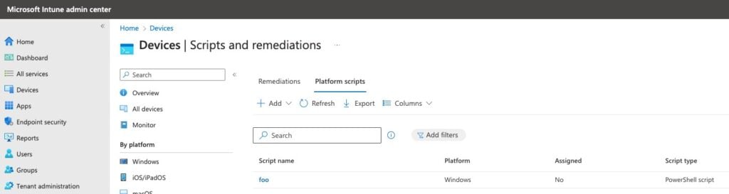 Upload a PowerShell Script to Intune (With PowerShell) From Scratch